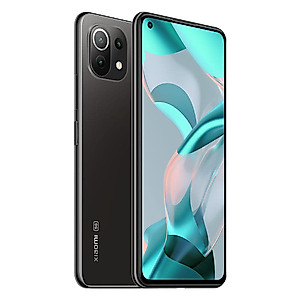 Xiaomi Mi 11 Lite NE 5G + 4G LTE VoLTE Global Unlocked GSM 64MP Triple Camera Worldwide GSM w/Fast Car Charger (Truffle Black, 128GB+6GB)