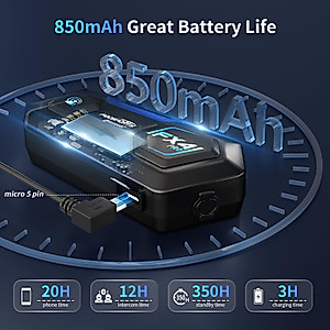 Fodsports Motorcycle Bluetooth intercom FX4 Pro 1200m Helmet Intercom,4 Riders Motorcycle Bluetooth Headset,Universal Bluetooth Helmet Headset,Helmet Communication System FM/Hard &Soft Mic/2Pack