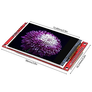 Vomeko 3.5 TFT ILI9488 SPI Serial LCD Display Module for Electronics with 480x320 Resolution TFT Display Module, SPI Interface, ILI9488.