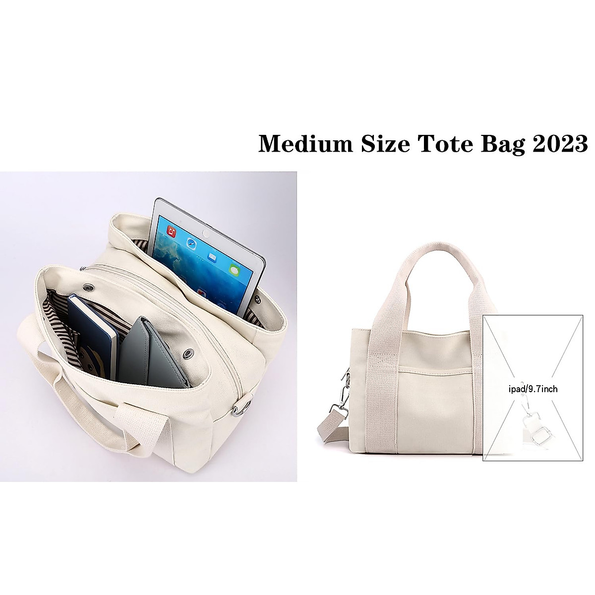Tote Bag Women Small Satchel Stylish Mini Tote Handbag Canvas Hobo Fashion Crossbody Bag Shoulder Travel Bag 2023