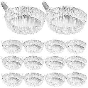 100pcs Aluminum Foil Weighing Dish Surface Plate Sample Weighing Tray Balance Weighing Pans Lab Equipment Chemistry Weigh Boats Weighing Plates Sample Weighing Dishes Storage Trays