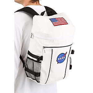 Fun Costumes Adult NASA Backpack Standard White