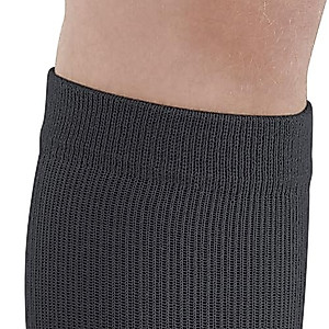 Ames Walker AW Style 122 Coolmax 15-20 mmHg Moderate Compression Knee High Socks Black Medium