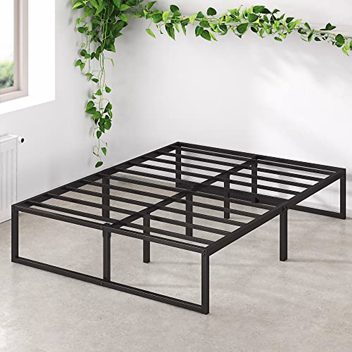 ZINUS Lorelai 14 Inch Metal Platform Bed Frame / Mattress Foundation with Steel Slat Support / No Box Spring Needed / Easy Assembly, Full