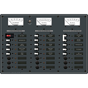Blue Sea Systems 8084 AC Main + 6 Positions/DC Main + 15 Positions