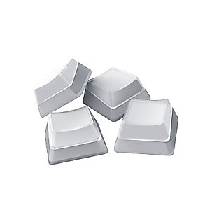 Razer Phantom Keycap Upgrade Set: Unique Stealth Design - Translucent Sides - Bottom-Lasered Legends - Keycap Removal Tools & Stablizers - Universal Compatiability - White