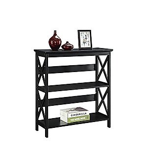 Convenience Concepts Oxford 3 Tier Bookcase, Black
