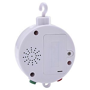 HLEEDUO Baby Mobile Motor 12 Lullabies Battery Operated, Baby Music Mobile, Crib Mobile Motor, Baby Music Box Spinner