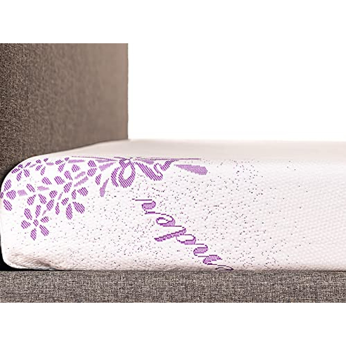 Tulo by Mattress Firm | 6 INCH Memory Foam Lavender Mattress | Pain-REDUCING Pressure Relief | Queen Size