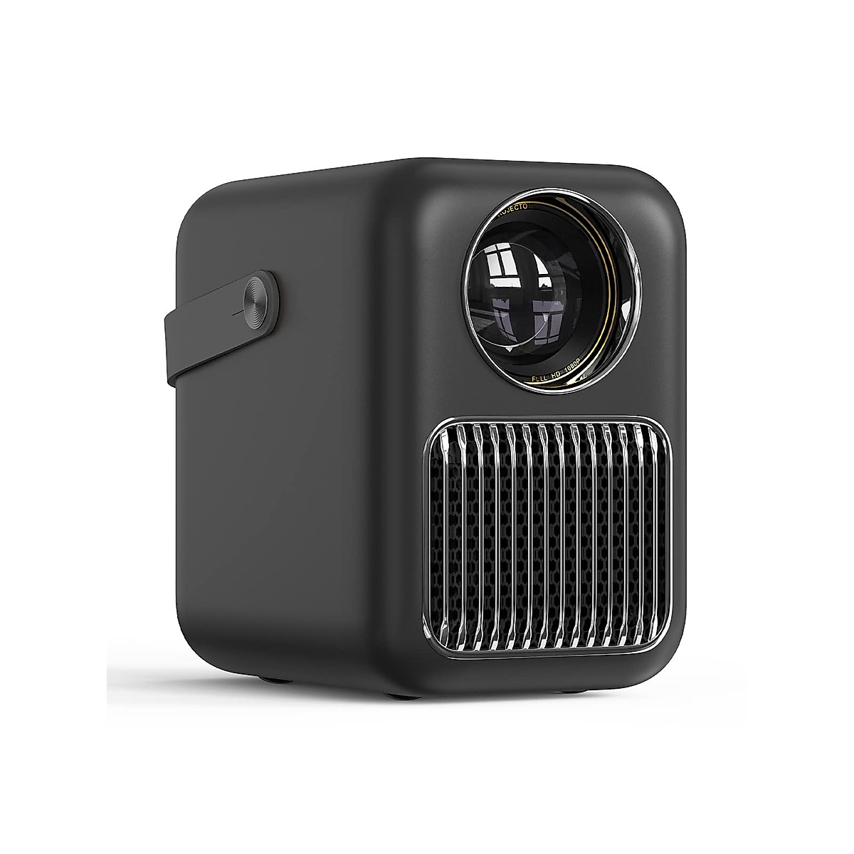 POKITTER Orca Retro 1080P Projector with WiFi and Bluetooth, 650 ANSI Lumens, Android 9.0 with 5000+ Apps, Auto Focus, 4D Keystone Correction, 10W Speakers, 40"-200" Image for Home,HDR10+,T6R MAX