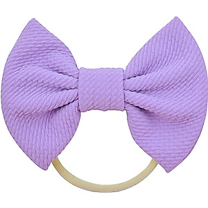 Toptim Baby Girl's Headbands and Bows for Newborn Infant Toddler Photographic Accessories (4.1“ Bows)