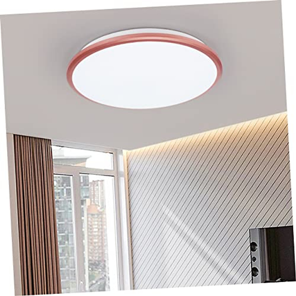 DOITOOL 1pc LED Ceiling Lamp Flush Mounted Ceiling Light LED Ceiling Light Crystal Ceiling Light LED Chandelier Decorative Lighting Device LED Chandelier Light Acrylic Rose Gold LED Lights