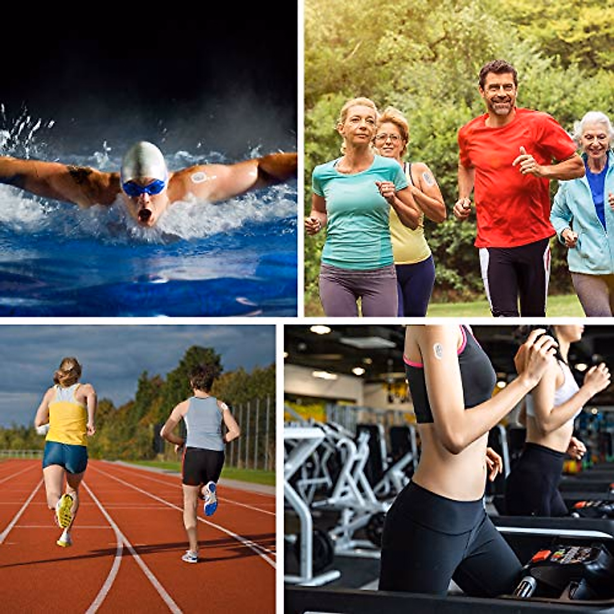 G6 Adhesive Patches Waterproof – 36 Pack Transparent Water-Resistant Adhesive Patch G6 Overpatch Stickers Invisible Long Lasting to 10 Days-HECHUAN (for G6 36PCS)