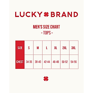 Lucky Brand Men's Classic A-Shirt Undershirt Tank Top (4 Pack), Size Medium, White'