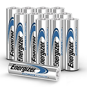 Energizer Ultimate Lithium AA Batteries, 12 Count