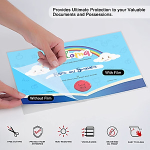 Shackcom Brand Clear Contact Paper Multipurpose Adhesive Liner Film 17.5in x 9.8ft/Roll, Matte