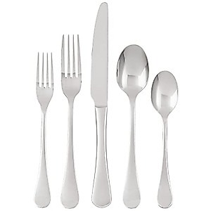 Ginkgo International Varberg 20-Piece Stainless Steel Flatware Place Setting, Service for 4