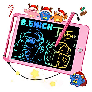 TEKFUN Kids Toys Gifts for 3+ Years Old Boys Girls Toddler, 8.5inch LCD Writing Tablet Erasable Drawing Tablet Writing Pads, Kids Travel Toys Boys Girls Birthday Gifts Age 3 4 5 6 7 (Green)