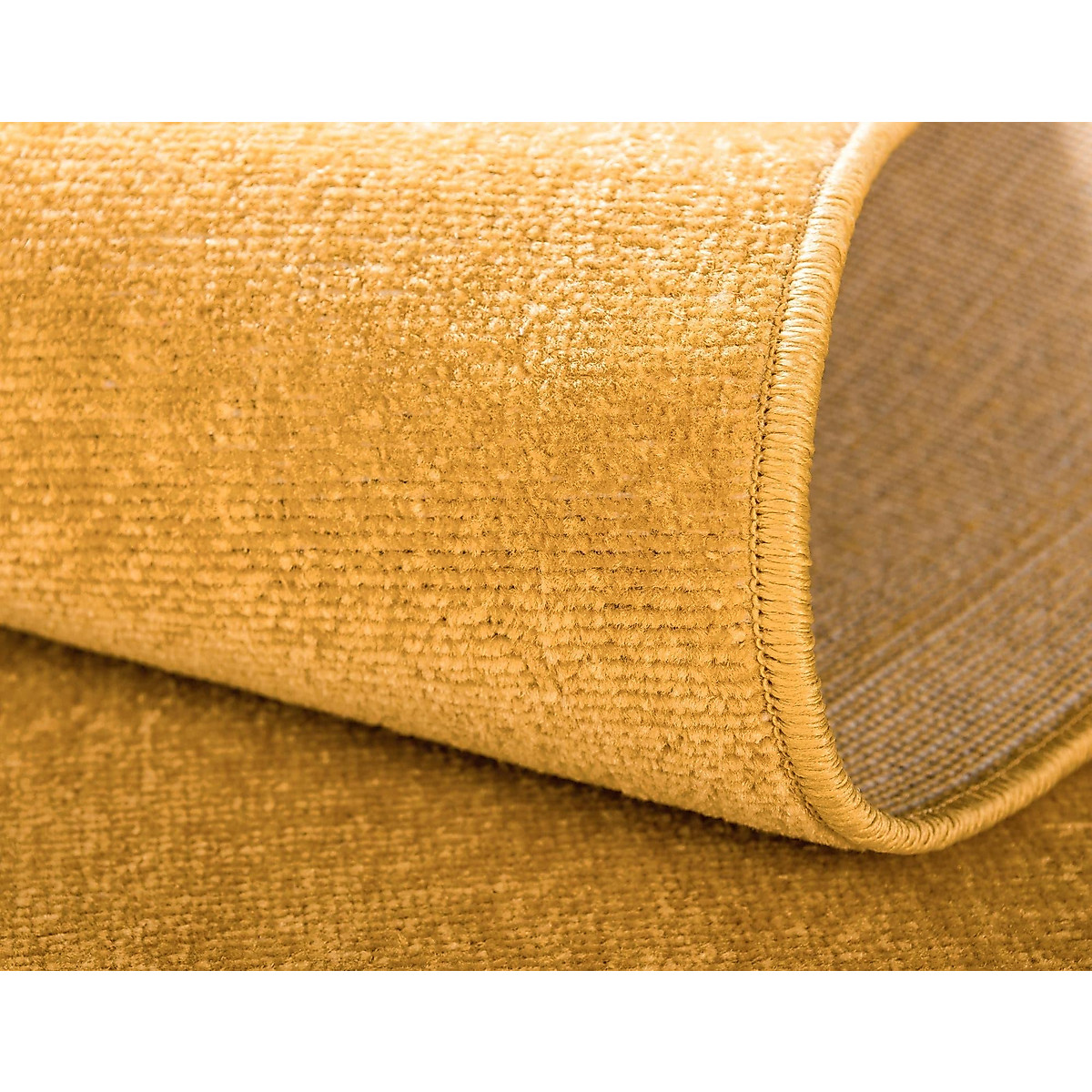 Rugs.com Soho Collection Rug – 10' x 13' Gold Low Rug Perfect for Living Rooms, Large Dining Rooms, Open Floorplans