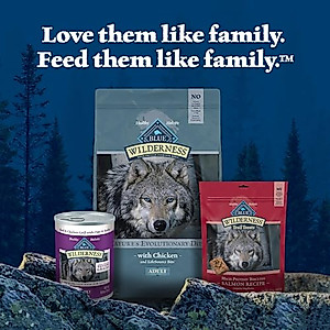 Blue Buffalo Wilderness Adult High-Protein Dry Dog Food Wholesome Grains Natural Ingredients