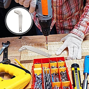 iplusmile Drill Gauge Stainless Steel Drill Point Gage 118 Degree Drill Bits Angle Gage Grinding Gauge Sharpening Tool (Silver)