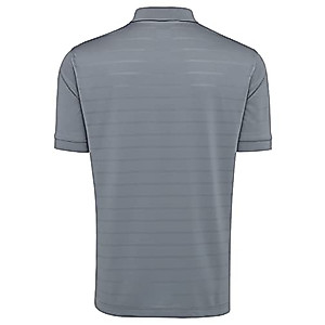 Callaway Men's Basic Short Sleeve Opti-Vent Open Mesh Polo Golf Shirt, Quiet Shade , Large