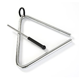 Percussion Plus Triangle, Silver, 8 inch (PP970)