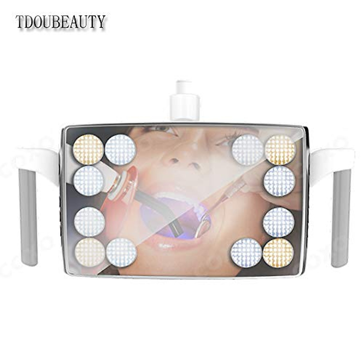CX249-24 36W LED Shadowless dental lamp with 12 High Power LED Bulbs touch button and sensor dual control switch Adjustable 22MM TDOUBEAUTY