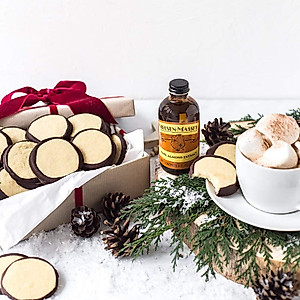 Nielsen-Massey Holiday Gifts Food Flavoring Bundle, Almond Extract, Peppermint Extract, Madagascar Bourbon Pure Vanilla Extract for Baking and Cooking, 4 Ounce Bottles