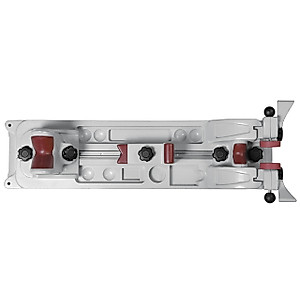 Tipton Best Gun Vise with Secure Adjustable Cradle, Storage Compartments for Cleaning, Gunsmithing and Firearm Maintenance, Red/Grey