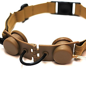 Armorwerx Covert Military Throat Mic Headset (Tan)