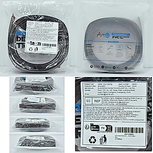 Art3d 4 FT Self Adhesive Vinyl Floor Transition Strip, Laminate Strip Flat Divider for Joining Gaps,Carpet Threshold Transition,Floor Tiles（1.57in, Brown）