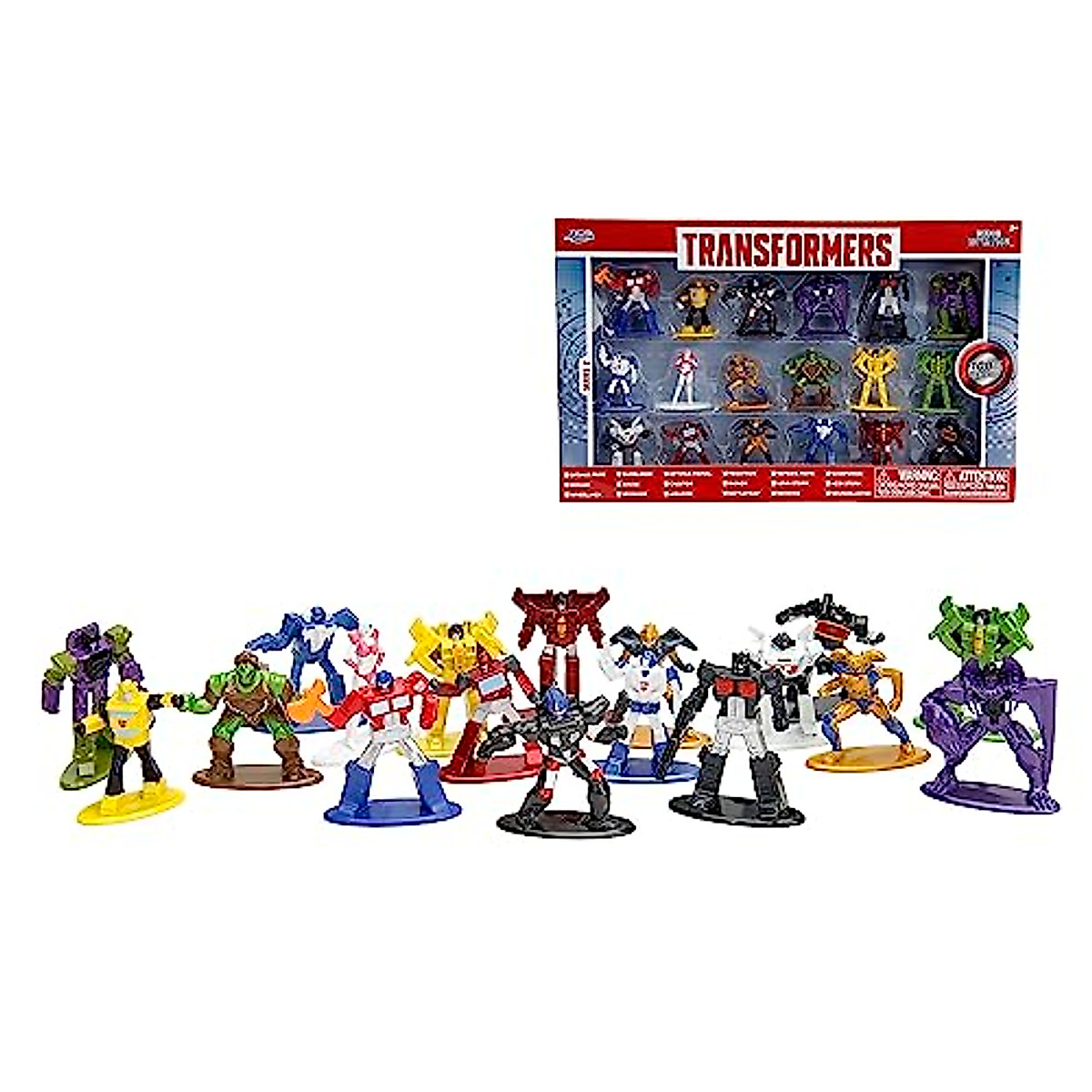 Transformers 1.65" 18-Pack Series 2 Die-Cast Collectible Figures, Toys for Kids and Adults