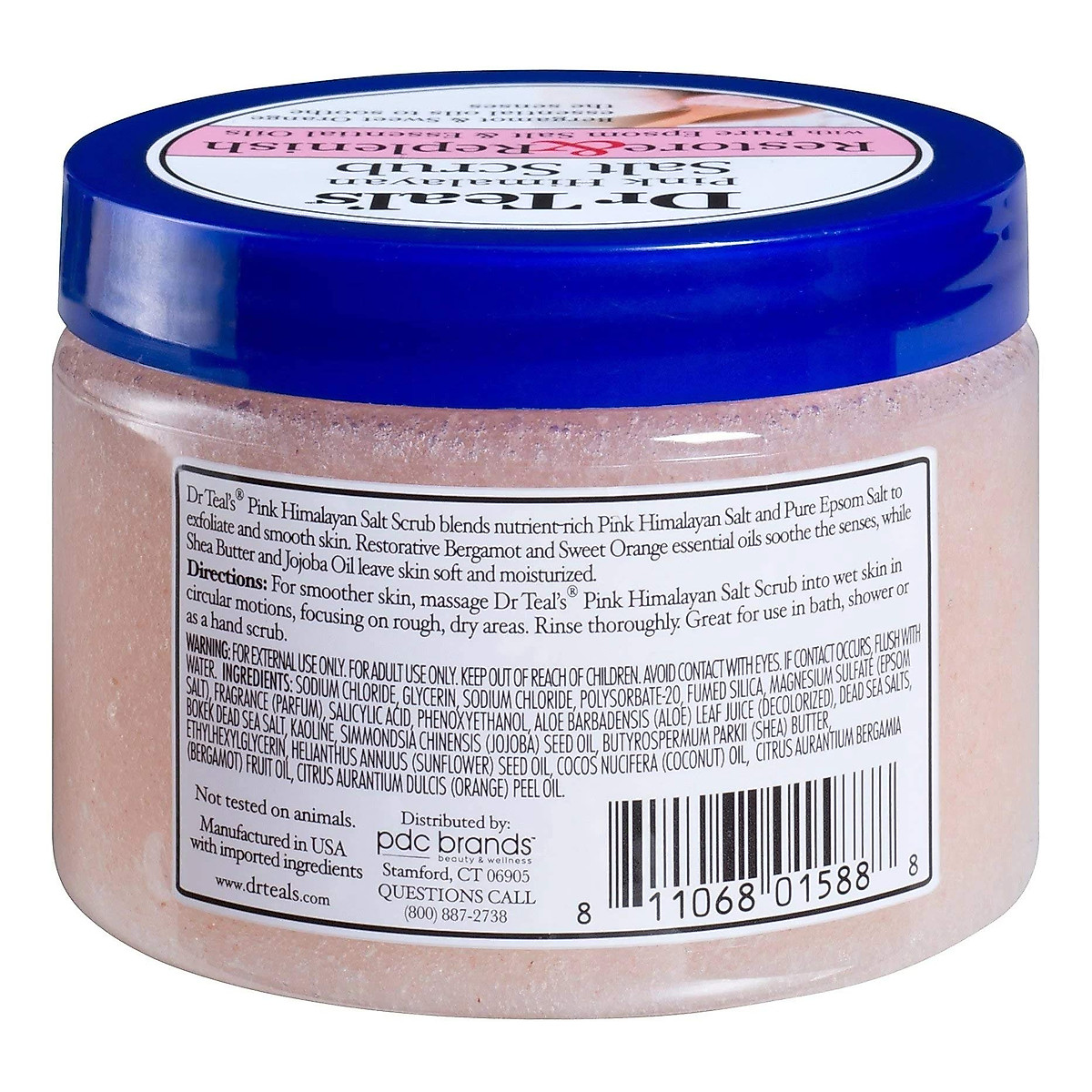 Dr Teal's Epsom Salt Body Scrub 2-pack, Pink Himalayan