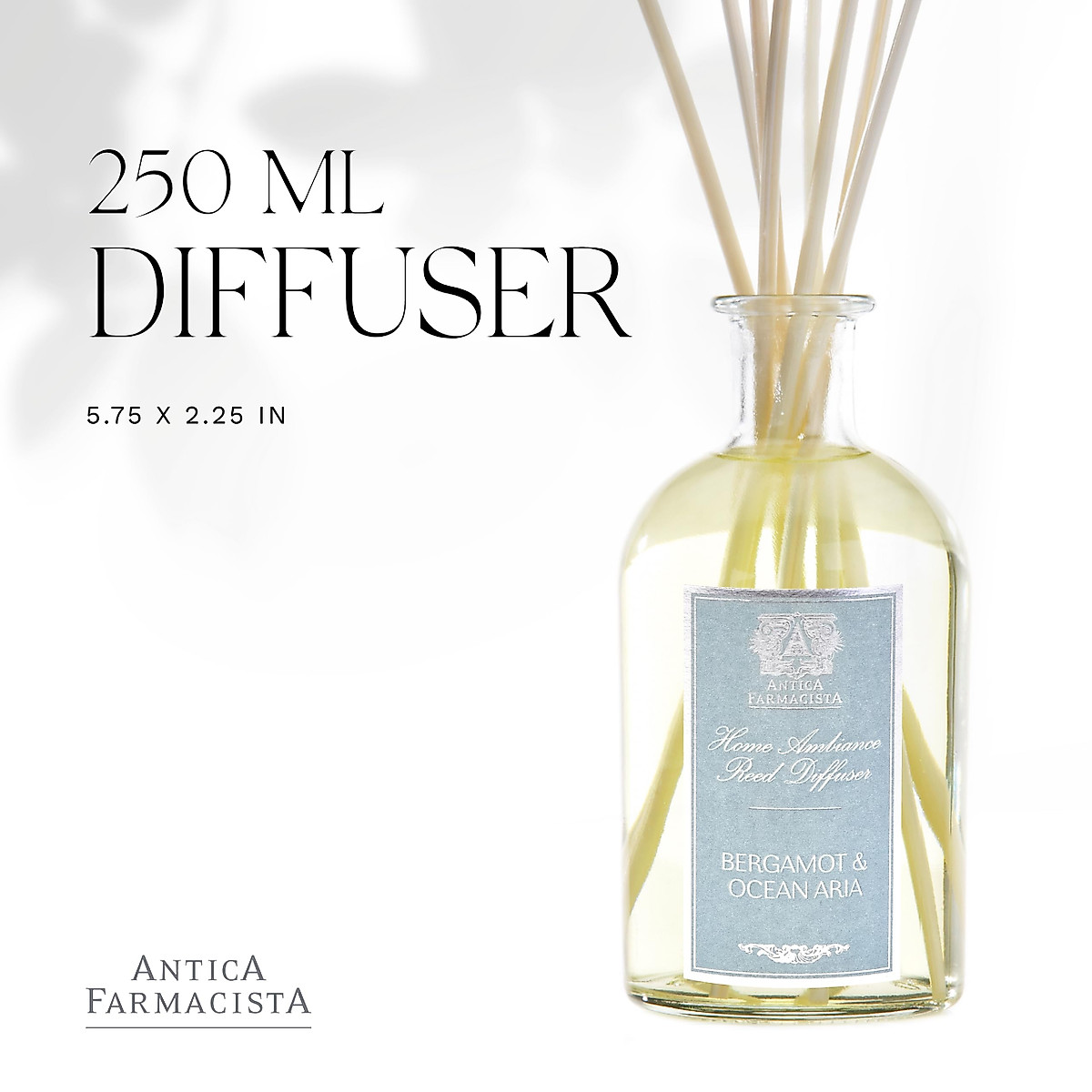 Antica Farmacista Home Ambiance Diffuser, Bergamot and Ocean Aria, 8.45 Fl Oz