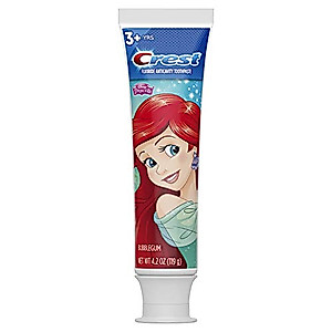 Crest Pro-Health Stages Anticavity Fluoride Toothpaste Disney Princesses Bubble Gum - 4.2 oz, Pack of 2 - Images May Vary