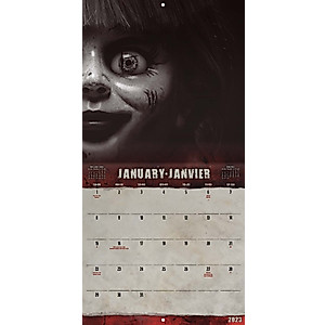 2023 Horror Collection Wall Calendar (Bilingual French) (French Edition)