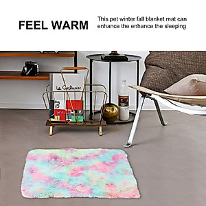 balacoo Bird Basketball Hoop Pet Blanket Dog Mat Cat Cushion Pet Sleep Mat Dog Cushion Plush Puppy Pet Bed Lollipop Cake Decorations