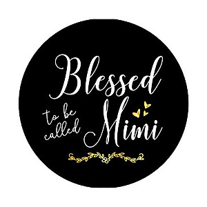Blessed To Be Called Mimi Grandma Mother's Day Christmas PopSockets Swappable PopGrip