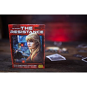 The Resistance Card Game - Social Deduction, Strategy, Bluffing, Negotiation, and Deception for Teens and Adults - Party Game for 5-10 Players Ages 13+ in 30 Minute Rounds by Indie Boards & Cards