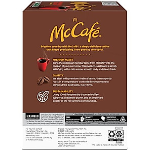 McCafe Premium Roast Coffee, Keurig Single Serve K-Cup Pods, Medium Roast, 96 Count