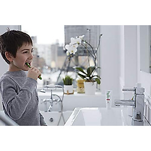 Hello Natural Watermelon Flavor Kids Fluoride Free Toothpaste and Mouthwash, Vegan, Alcohol Free, SLS Free, Gluten Free, 4.2 Ounce Toothpaste Tubes (Pack of 2), 16 Fl Oz Mouthwash Bottle