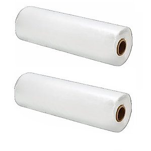 EcoQuality 10x15 Plastic Produce Bags on a Roll 500 Bags/Roll- Food Storage Roll Bags, Clear Plastic Bags for Vegetables, Food, Fruits, Bread, Pet Waste Bags, Grocery Bags, Supermarket Bags (1)