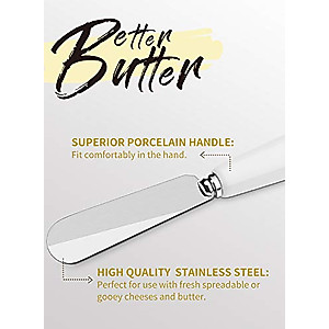 Butter Dish with Lid and Knife Spreader Set - Perfect for East and West Coast Butter, Turquoise - Better Butter & Beyond