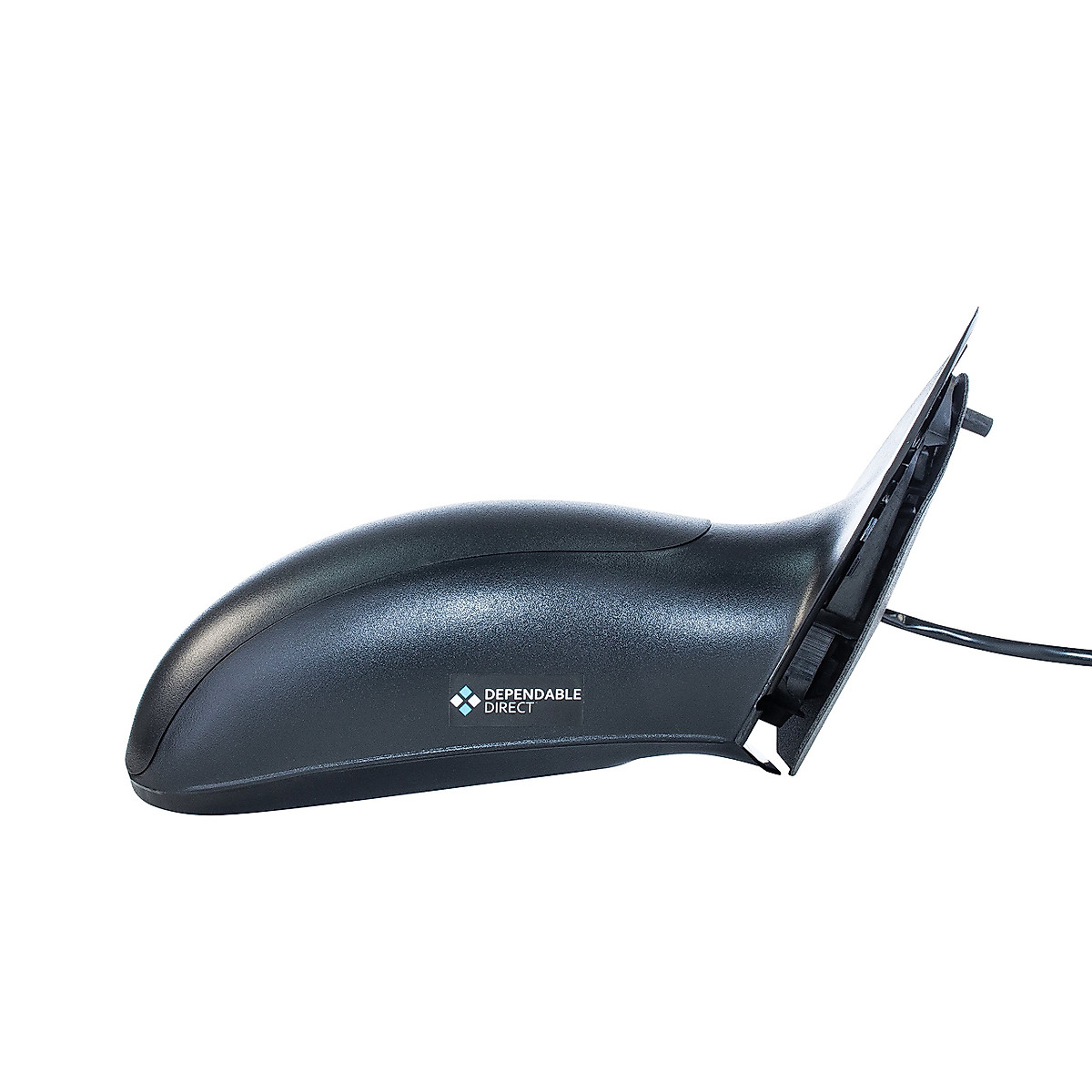 Dependable Direct Right Passenger Side Textured Power-Operated Non-Heated Non-Folding Door Mirror Compatible With USA Built Ford Focus (2000 2001 2002 2003 2004 2005 2006 2007) - FO1321180