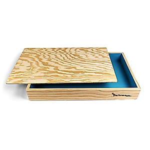 PlayTherapySupply Basic Wooden Sandtray with Lid