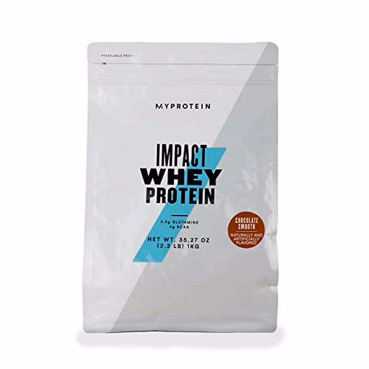 Myprotein Impact Whey Protein Powder (Chocolate Smooth, 2.2 Pound (Pack of 1))