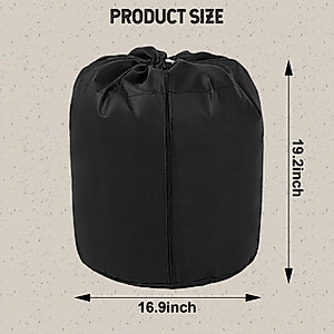 Ecmln 2PCS Plant Winter Protection Pot, Winter Plant Frost Protection Cover,16.9 * 19.2in Flower Pot Protection Bag for Winter Outdoor Fruit Trees Potted Plants Shrubs (2PCS)