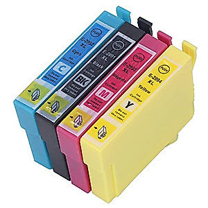Hilitand 4 Color Ink Cartridges Replacement Inkjet Cartridge Print Photos, Test Papers, Documents Printer Cartridge for Printer Accessories