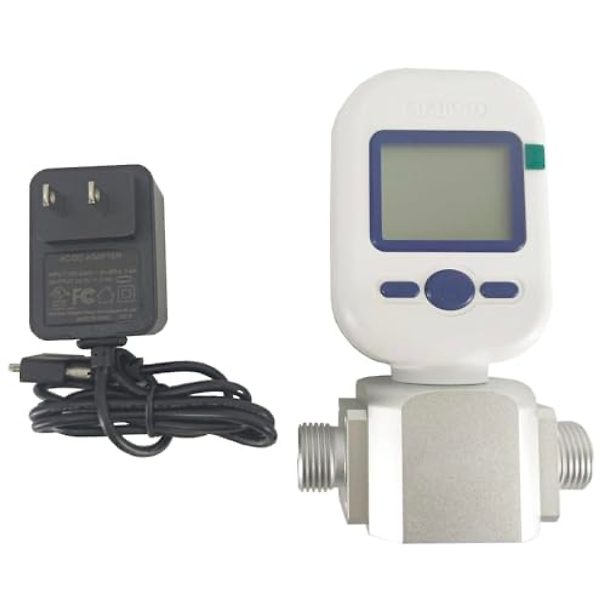 BHYIQI Gas Flow Meter Electronic Mass Air Flowmeter with Range 0 to 250L/Min Precision 士2.0+0.5FS% LCD Display
